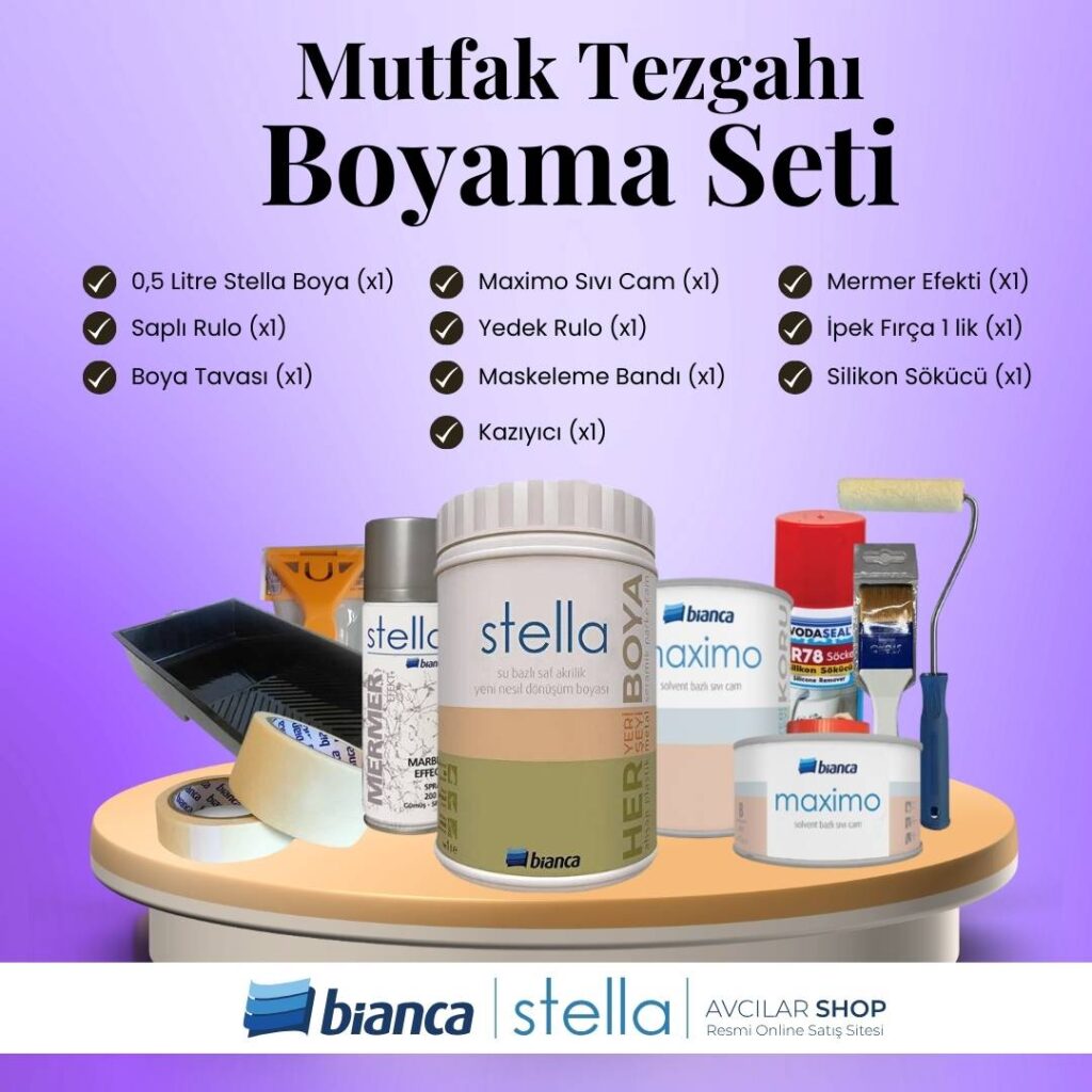 Mutfak Dolabı Boyama: Evine Yenilik Kat! - Avcılar Bianca Stella 2025